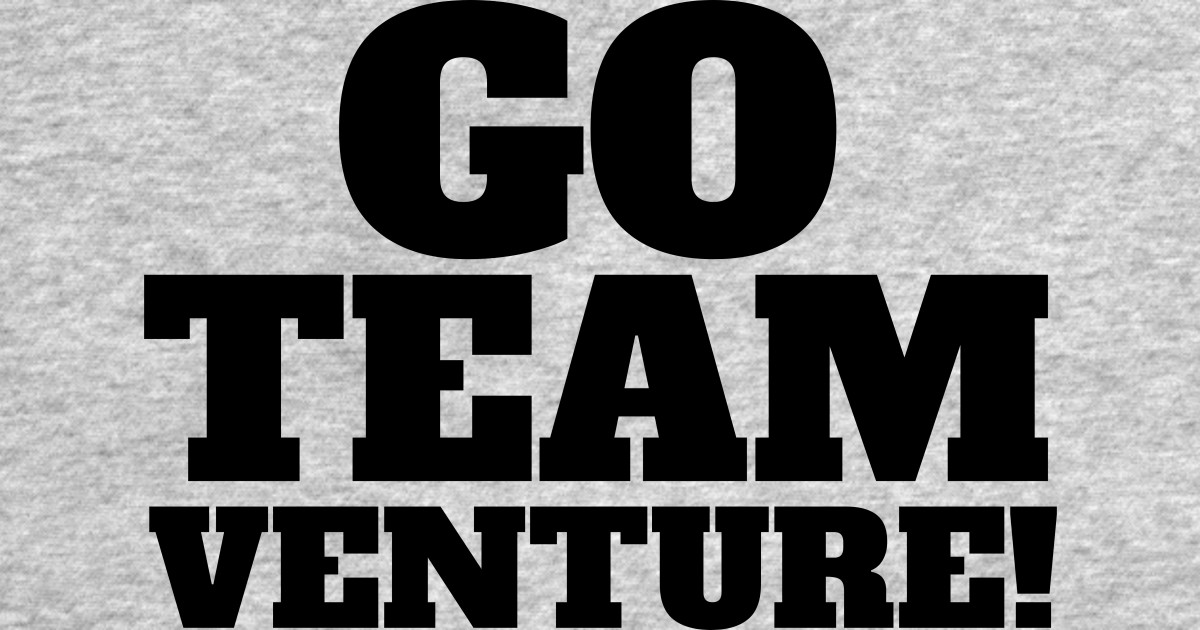 Venture Bros - Go Team Venture Black Slogan Tee - Venture Bros ...