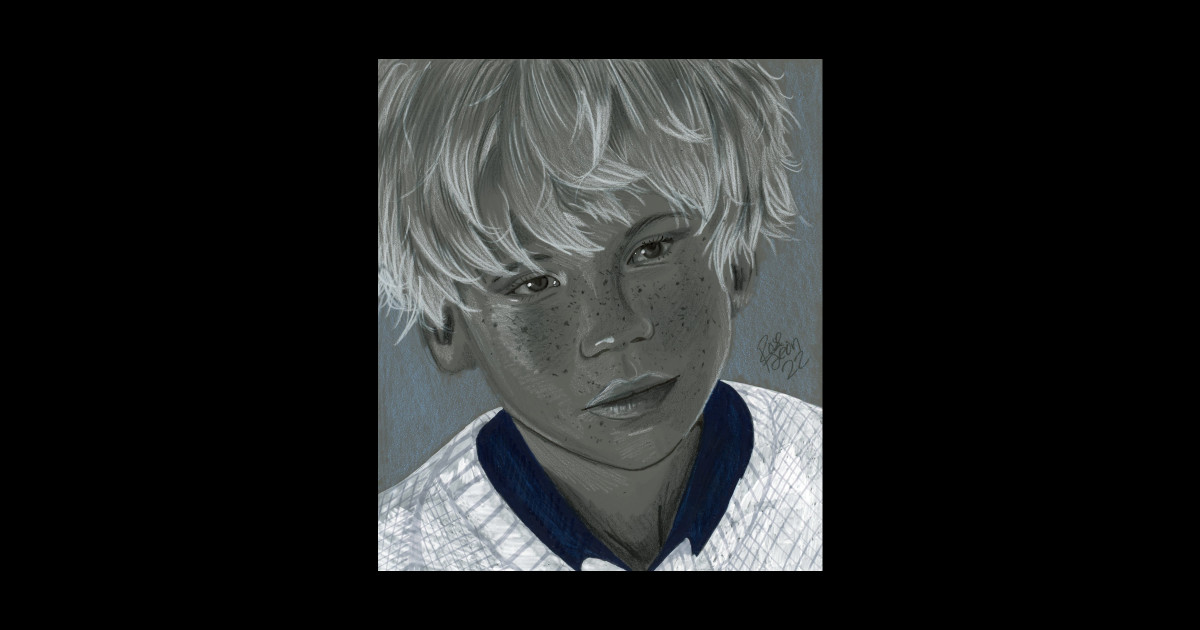 Freckle Boy - Boy - Sticker | TeePublic