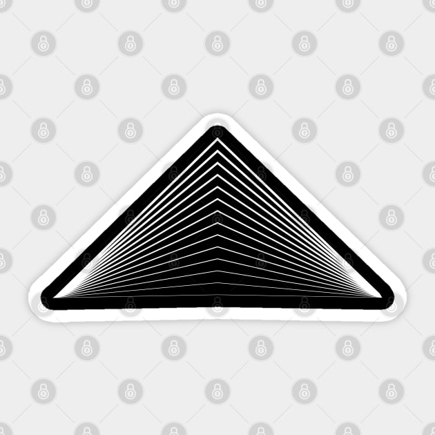 Pyramid Fade - Triangle - Sticker | TeePublic