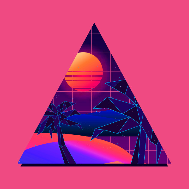 80s Triangle - 80s - T-Shirt | TeePublic