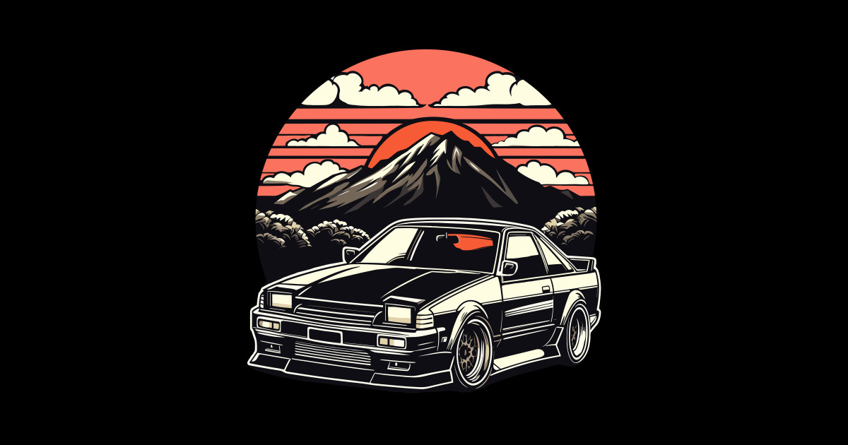 JDM car Japanese Retro Car Racing Drifting Legend Tuning - Jdm Drift ...