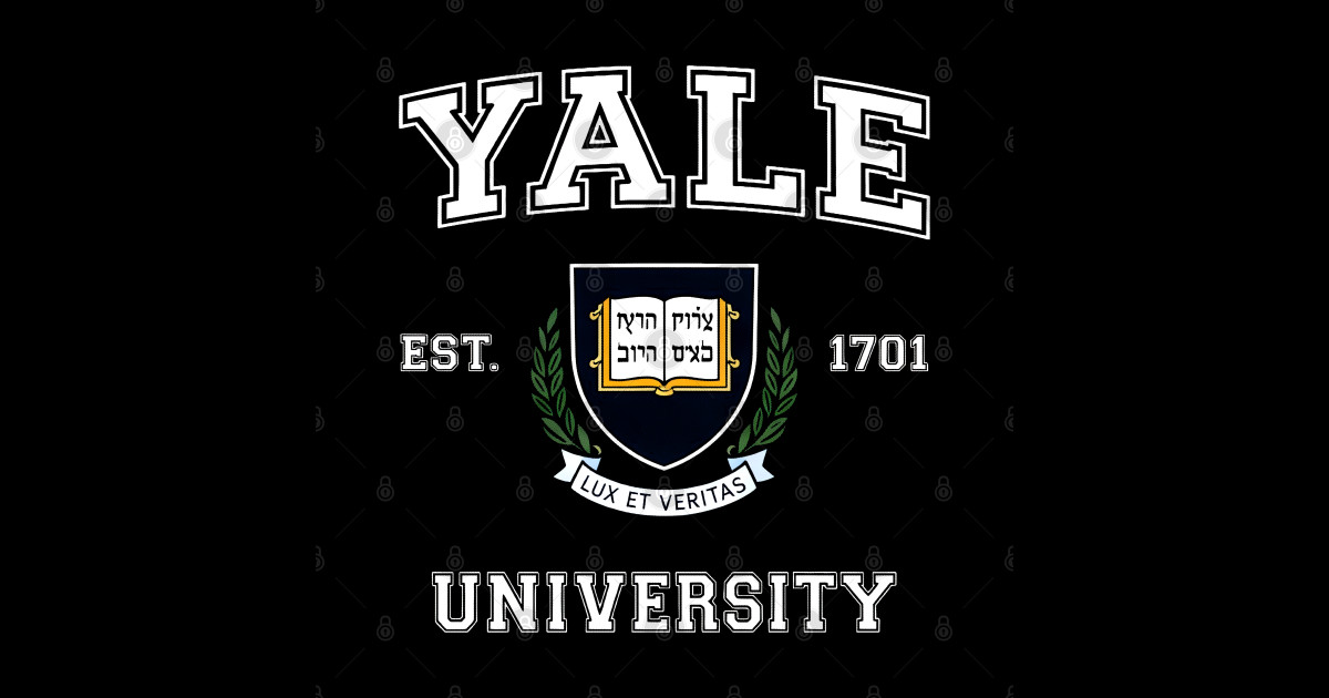 Yale University Design - Yale - Sticker | TeePublic
