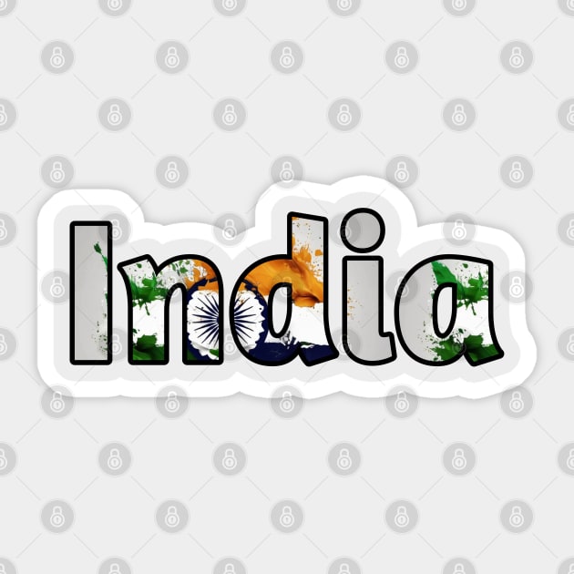Indian flag - India - Sticker | TeePublic