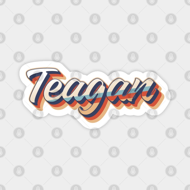 Teagan name - cool 70s retro font surf style design - Teagan Name Cool ...