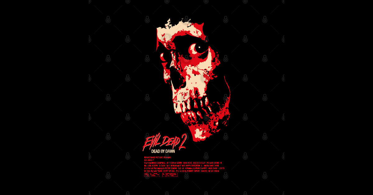 Evil Dead 2 Movie - Evil Dead - Sticker | TeePublic