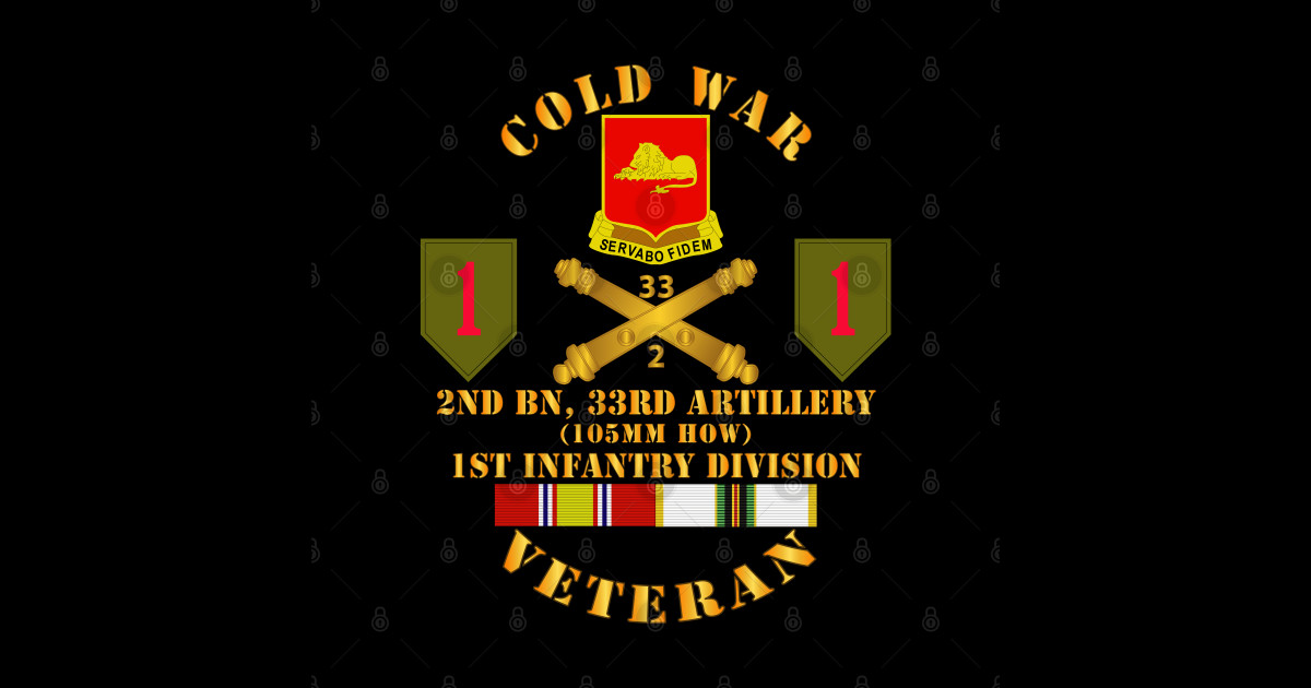 Cold War Vet - 2nd Bn 33rd Artillery - 1st Inf Div SSI - Cold War Vet ...
