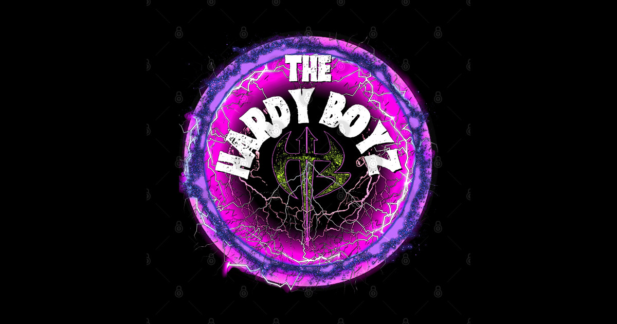 the hardy boyz with lightning - Hardy Boyz - Sticker | TeePublic