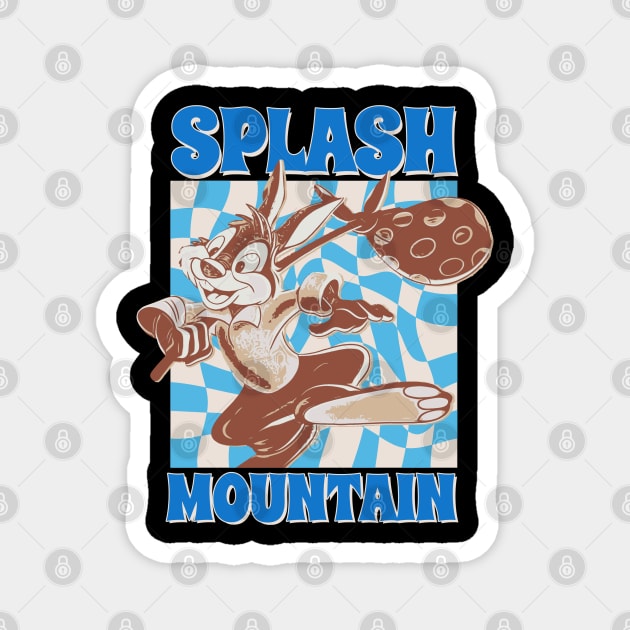 Rabbit Splash - Splash Mountain - Magnet | TeePublic