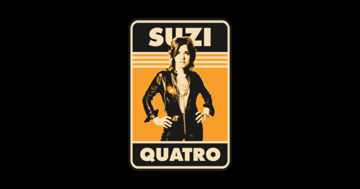 Suzi Quatro Glam Rock 1 - Suzi Quatro Glam Rock 1 - Sticker | TeePublic