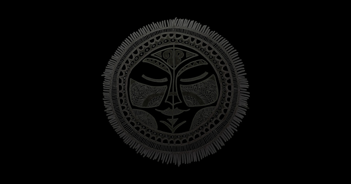 Tribal Face - Tribal Mask Face - Sticker | TeePublic