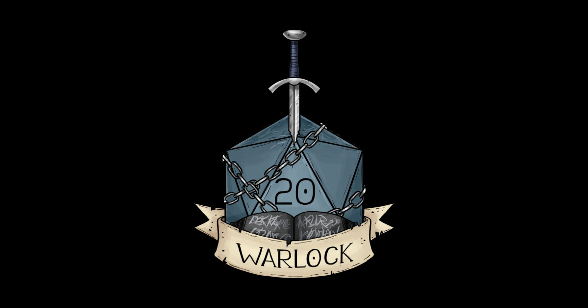 D20 - Warlock - Warlock - Sticker | TeePublic