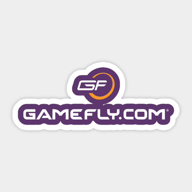 GF Retro Stacked Logo - Gamefly - Sticker | TeePublic