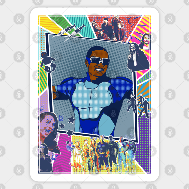 ATrain in pop art - The Boys - Sticker | TeePublic