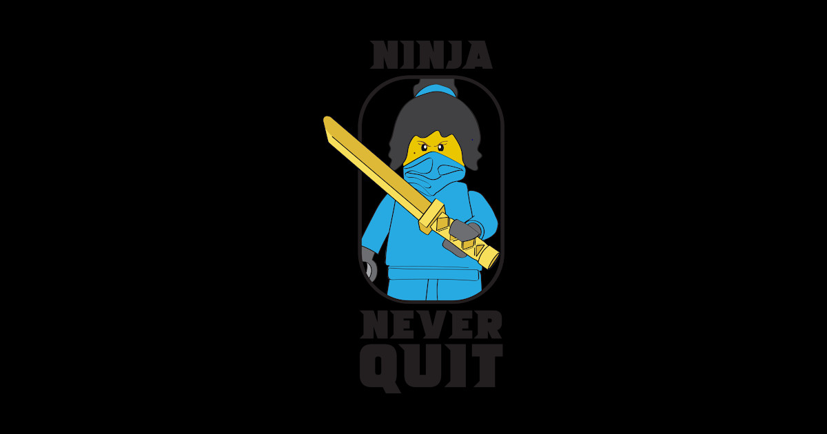 Ninjago Ninja Never Quit Nya Green Fan-Art - Ninjago - Sticker | TeePublic