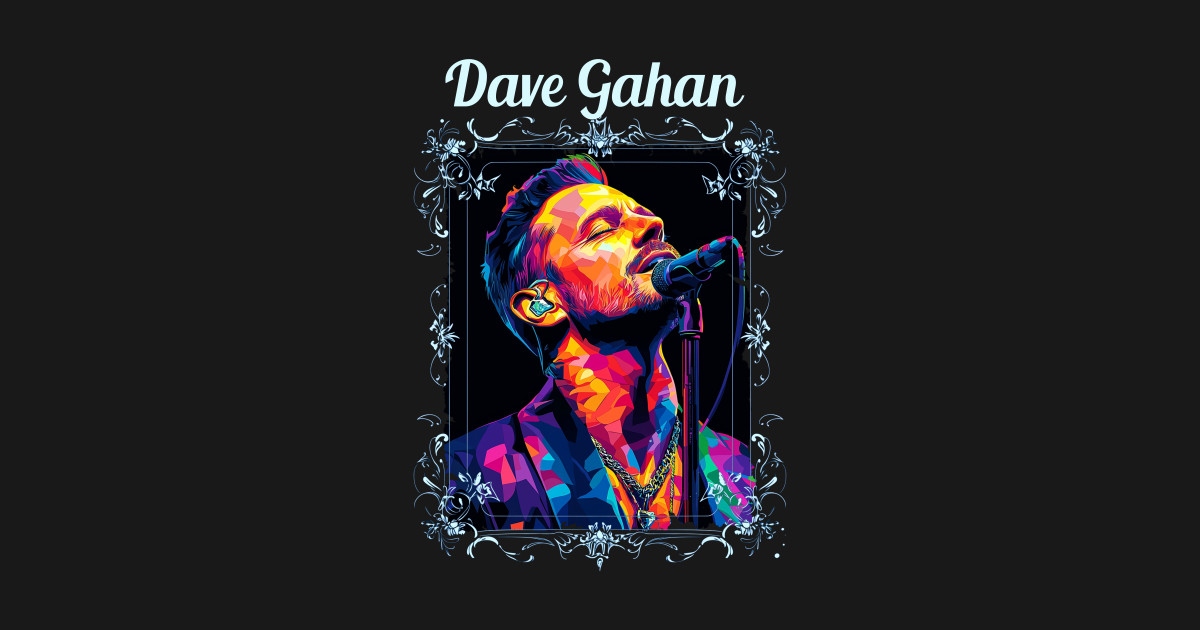 DAVE GAHAN MUSICIAN FAN ART - Dave Gahan Musician Fan Art - T-Shirt ...