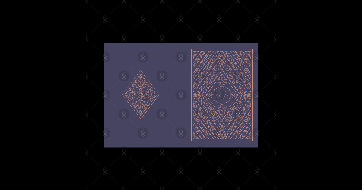 DND dark blue journal - Dnd - Sticker | TeePublic