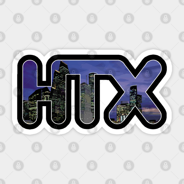 Houston HTX - Htx - Sticker | TeePublic