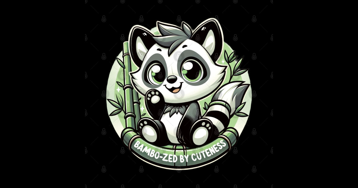 Bamboozled by Cuteness - Adorable Panda Design - Panda - Sticker ...
