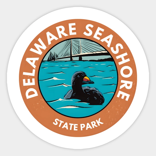 Delaware Seashore State Park - Delaware - Sticker | TeePublic