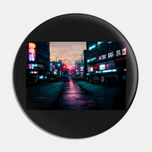 Tokyo City Street View With Neon signs / Tokyo, Japan - Unwind Art Work ...