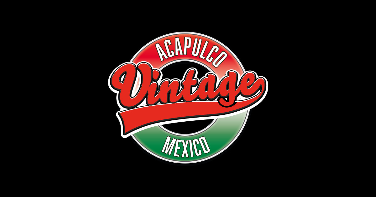 acapulco mexico vintage logo - Acapulco Mexico Retro Logo - T-Shirt ...
