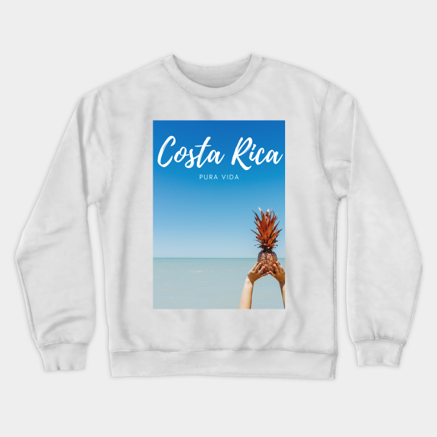 Costa Rica - Pura Vida - Pura Vida Costa Rica - Crewneck Sweatshirt ...