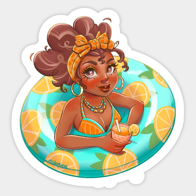Pool party and cocktails - Pool Party - Sticker | TeePublic
