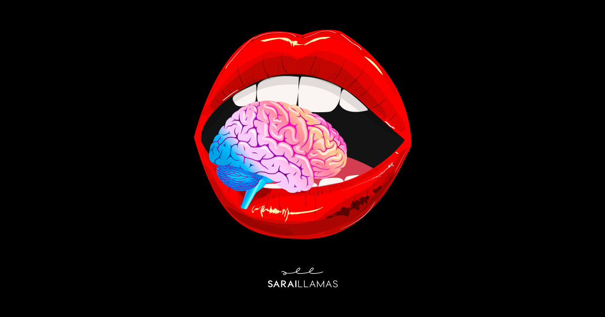 Brain Lips - Lips - T-Shirt | TeePublic