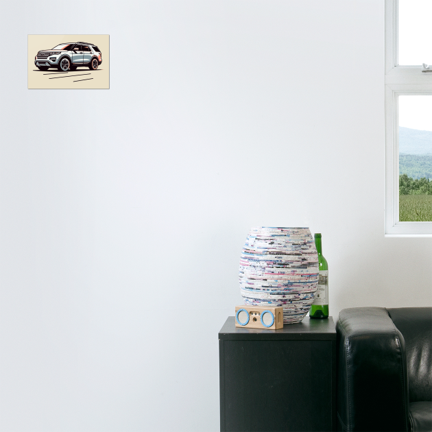 Ford Explorer - Ford - Posters and Art Prints | TeePublic