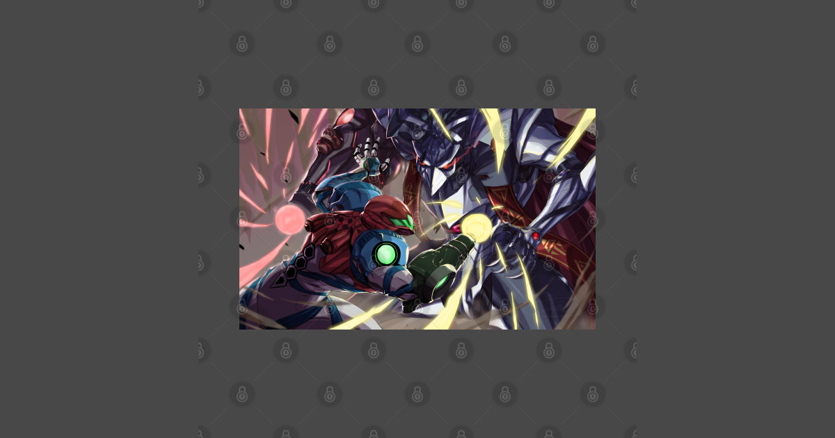 Samus Vs. Raven Beak - Metroid - T-Shirt | TeePublic