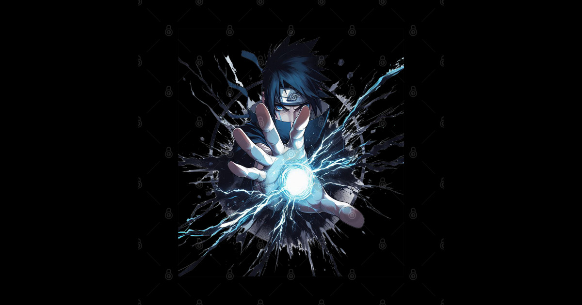 Sasuke Uchiha - Anime Boy - Sticker | TeePublic