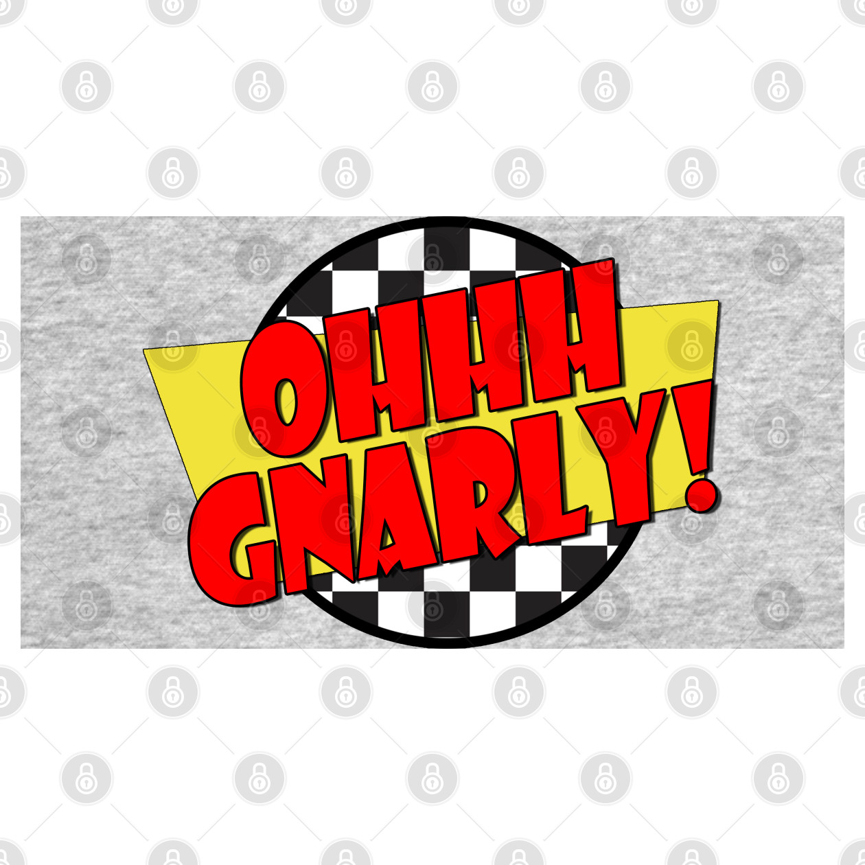 Ohhh Gnarly! - (Spicoli Quote) - Fast Times Style Logo - Fast Times - T ...