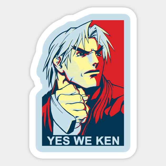 Yes we Ken - Game - Sticker | TeePublic