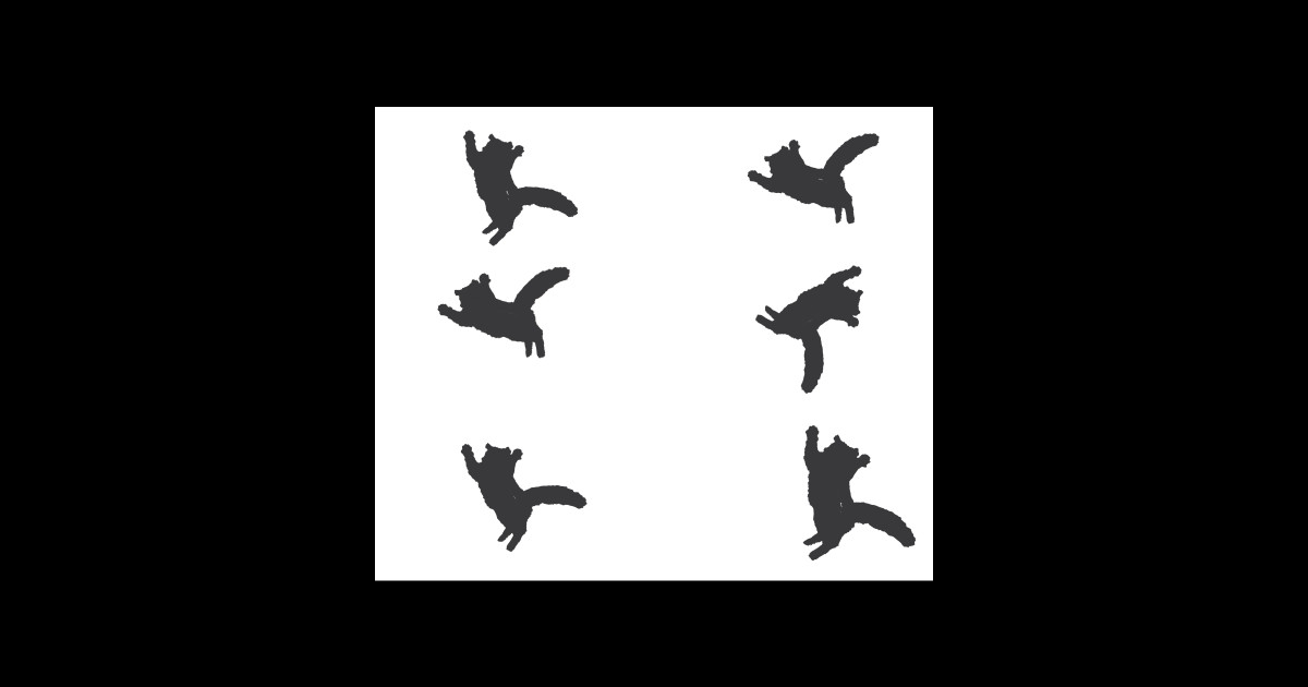 Falling Cats - Cat - Posters and Art Prints | TeePublic