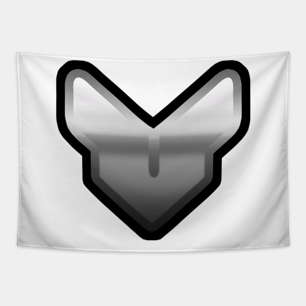 Overwatch Silver Rank - Overwatch - Tapestry | TeePublic