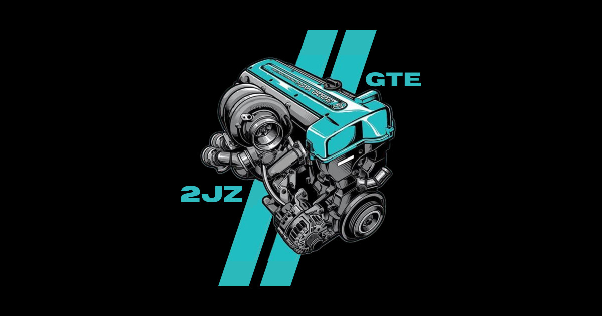 2JZ - GTE - 2jz - Sticker | TeePublic
