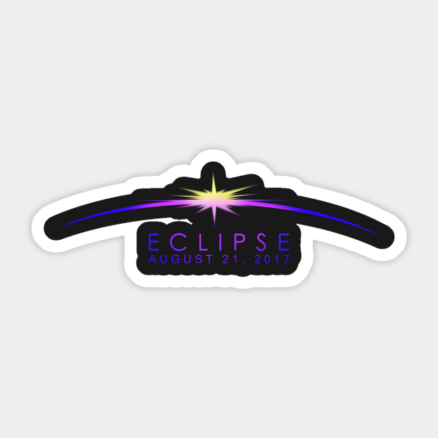 SOLAR ECLIPSE 2017 - Eclipse - Sticker | TeePublic