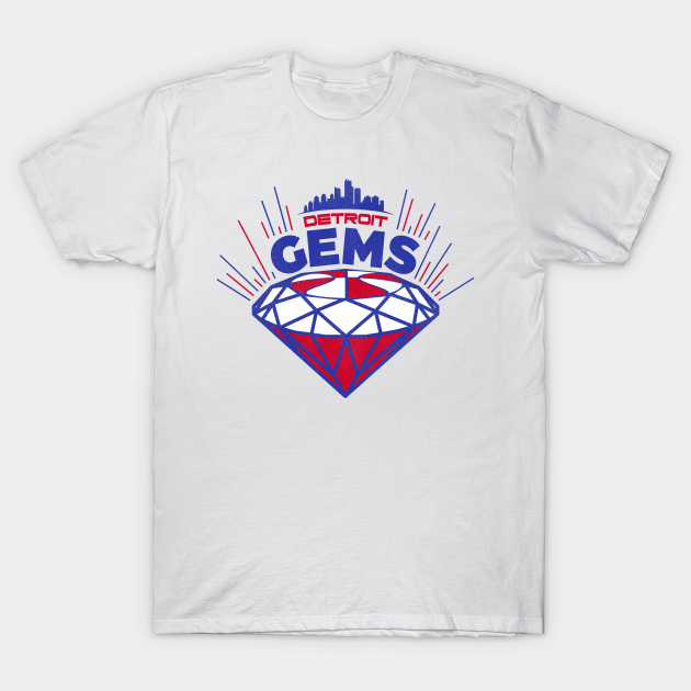 Defunct Detroit Gems Basketball Team - Basketball - T-Shirt | TeePublic