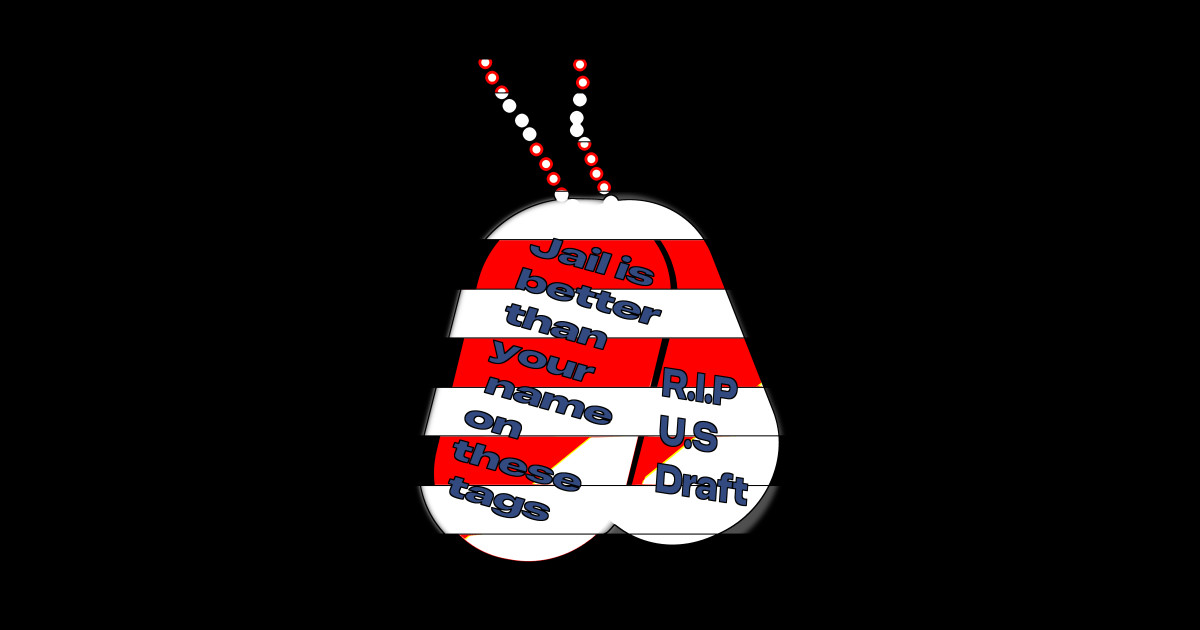 Dodge the U.S Draft - Dodge The Us Draft - Sticker | TeePublic