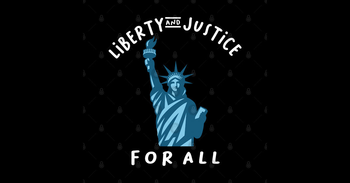 Liberty-and-justice-for-all - Liberty And Justice For All - Sticker ...