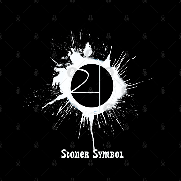 420 Clear Stoner Symbol - 420 Stoner Symbol - Pin | TeePublic