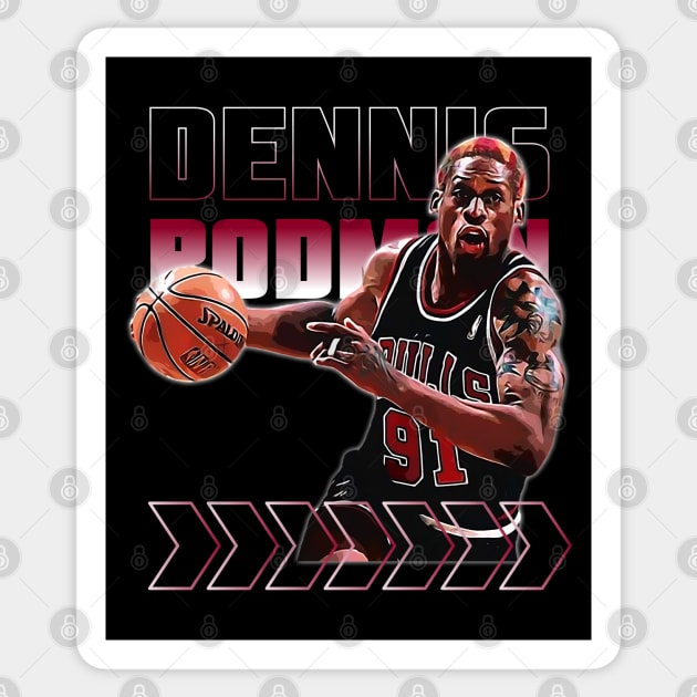 Dennis Rodman | basketball - Dennis Rodman - Sticker | TeePublic