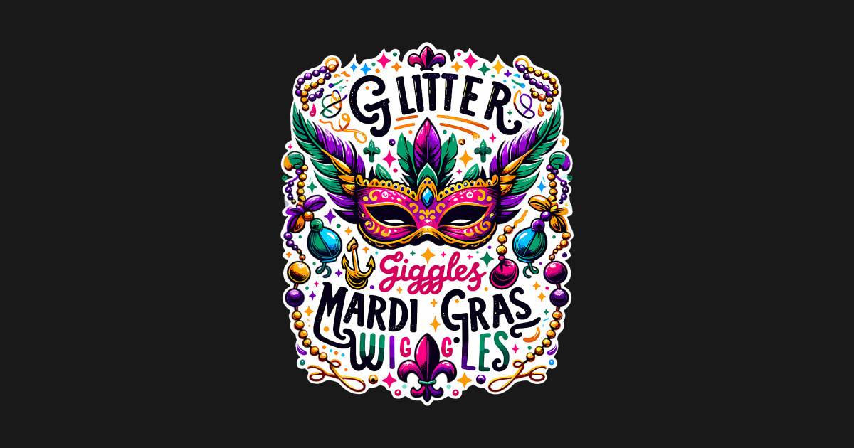 Giggles Wiggles Beads Masquerade Mardi Gras Vibes - Giggles Wiggles ...