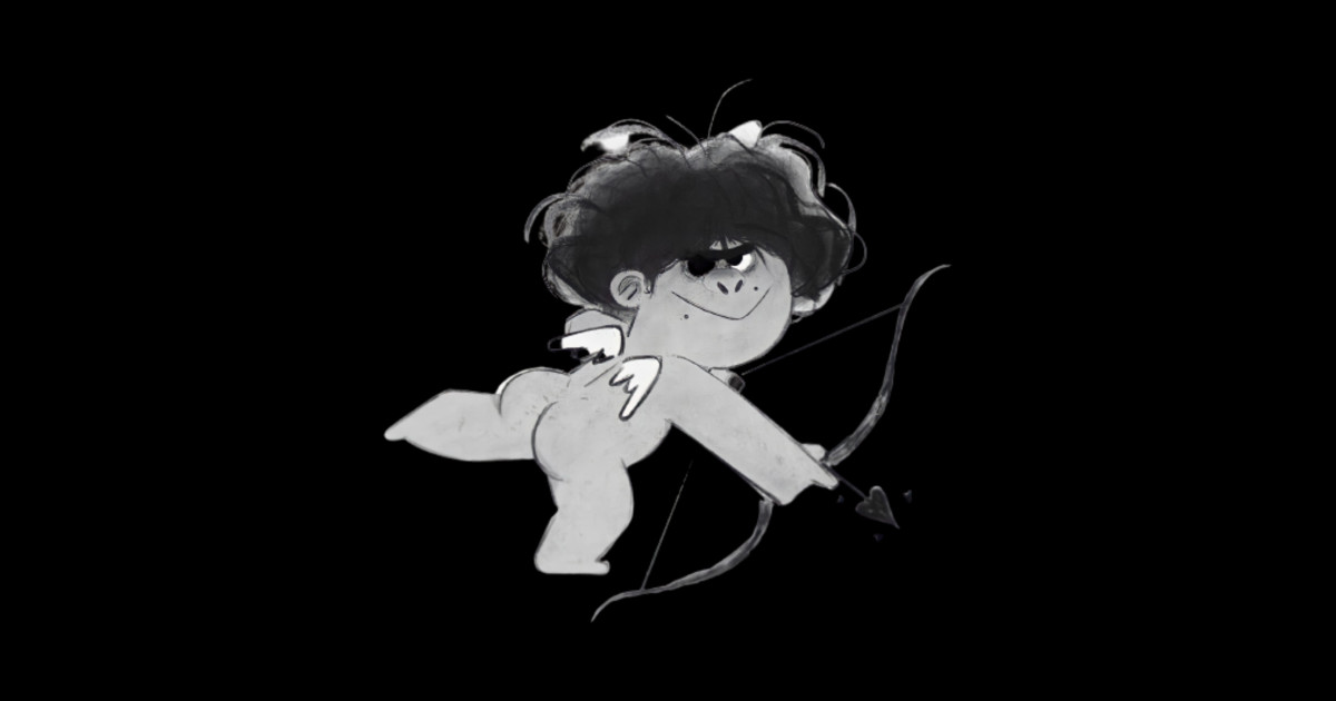 old cupid - Cupid - Sticker | TeePublic