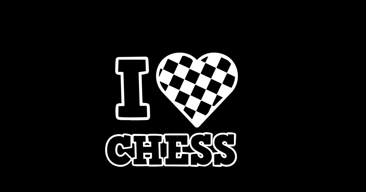 Chess design for Gift men and women - I love Chess - Chess Design For ...