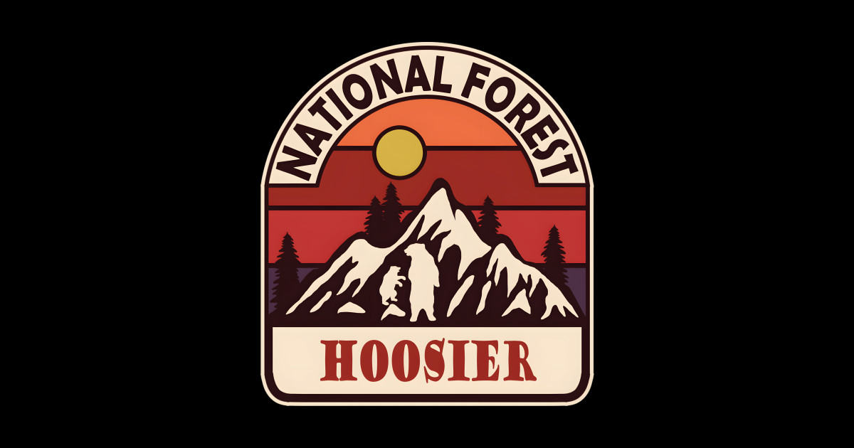 Hoosier National Forest - Hoosier - Sticker | TeePublic