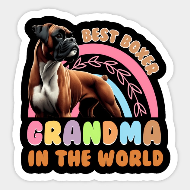 Dog Grandma Best Boxer Grandma In The World Ger Boxer - Dog Grandma ...
