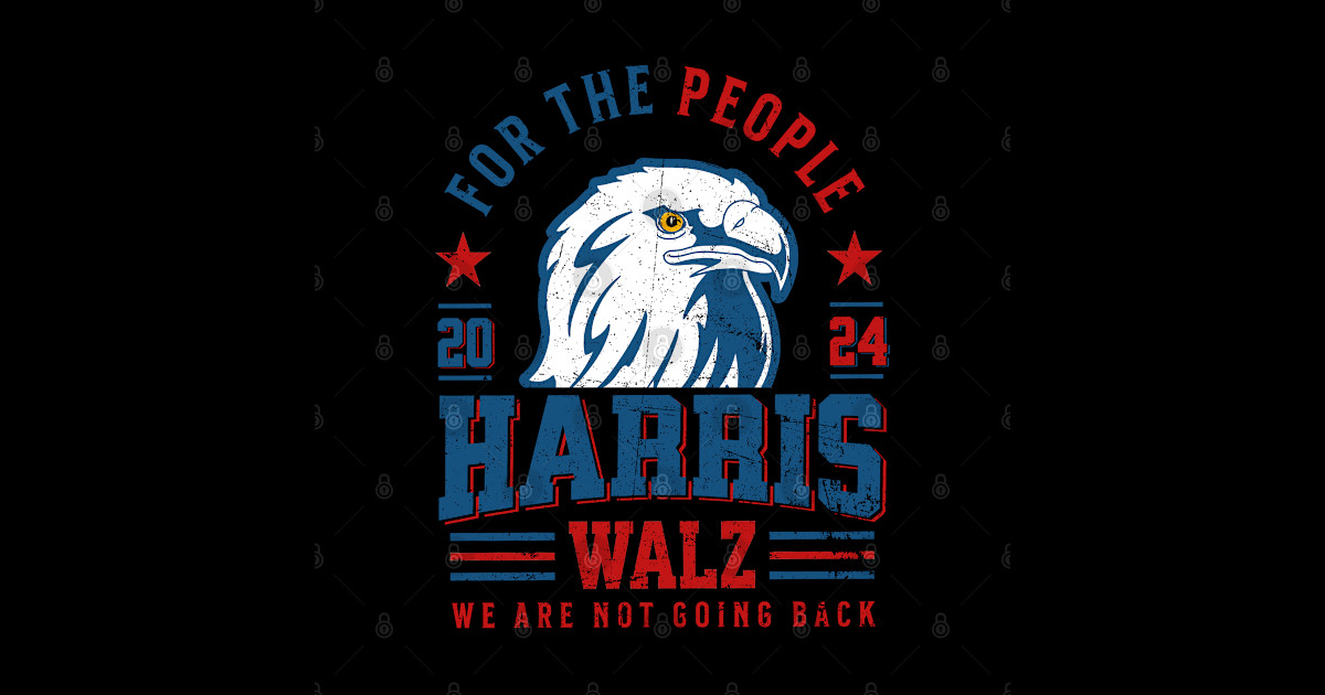 Harris Walz 2024 Kamala Harris 2024 Tim Walz 2024 USA Flag - Harris ...