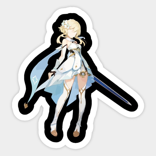 Genshin Impact Lumine - Genshin Impact - Sticker | TeePublic