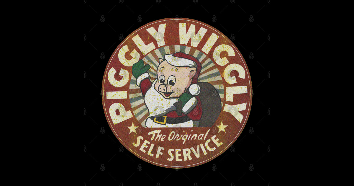 Piggly Wiggly Graphic Design - Piggly Wiggly - Sticker | TeePublic